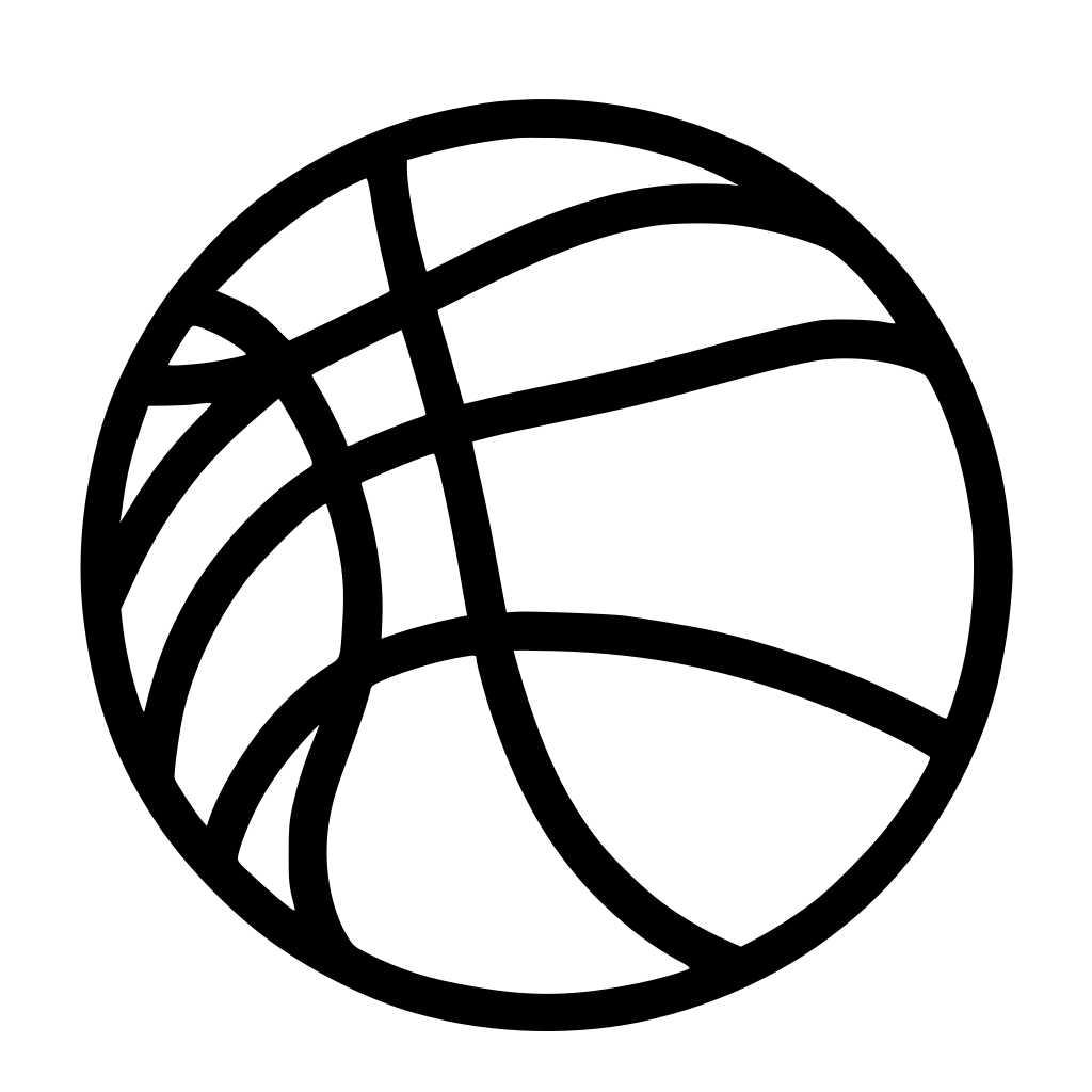 Coloriage Ballon de basket à imprimer gratuit - MonColoriage.fr