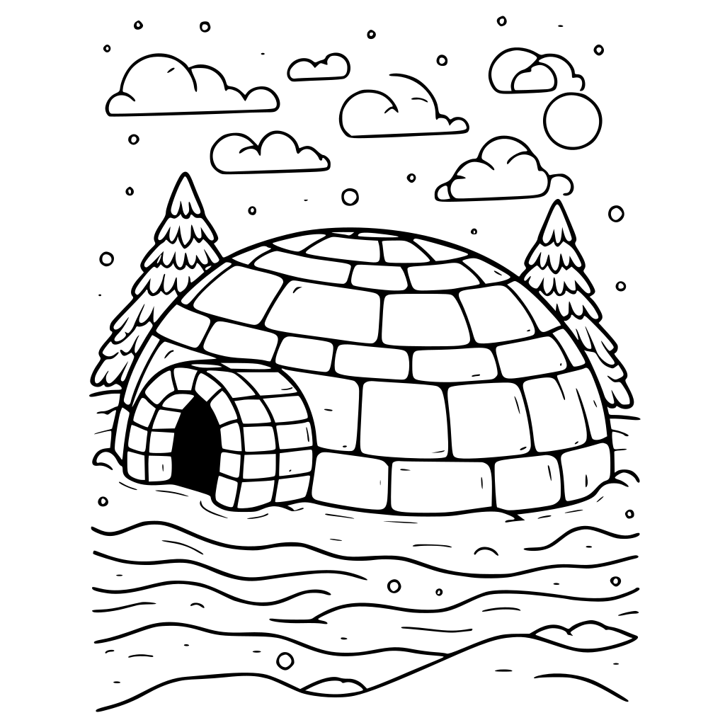 Coloriages Paysages à imprimer gratuit - MonColoriage.fr