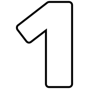 Coloriages Chiffres simples à imprimer gratuit - MonColoriage.fr