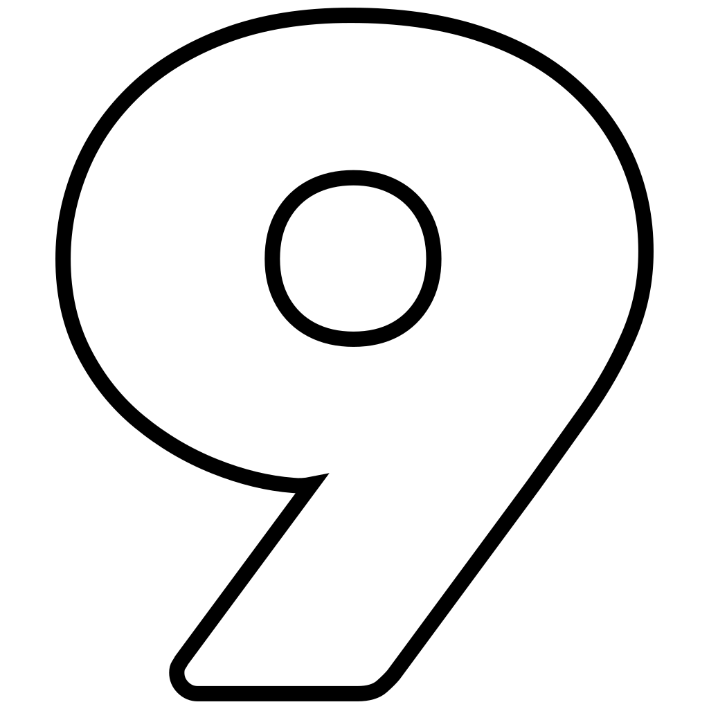 Coloriage Chiffre 0 à imprimer gratuit - MonColoriage.fr