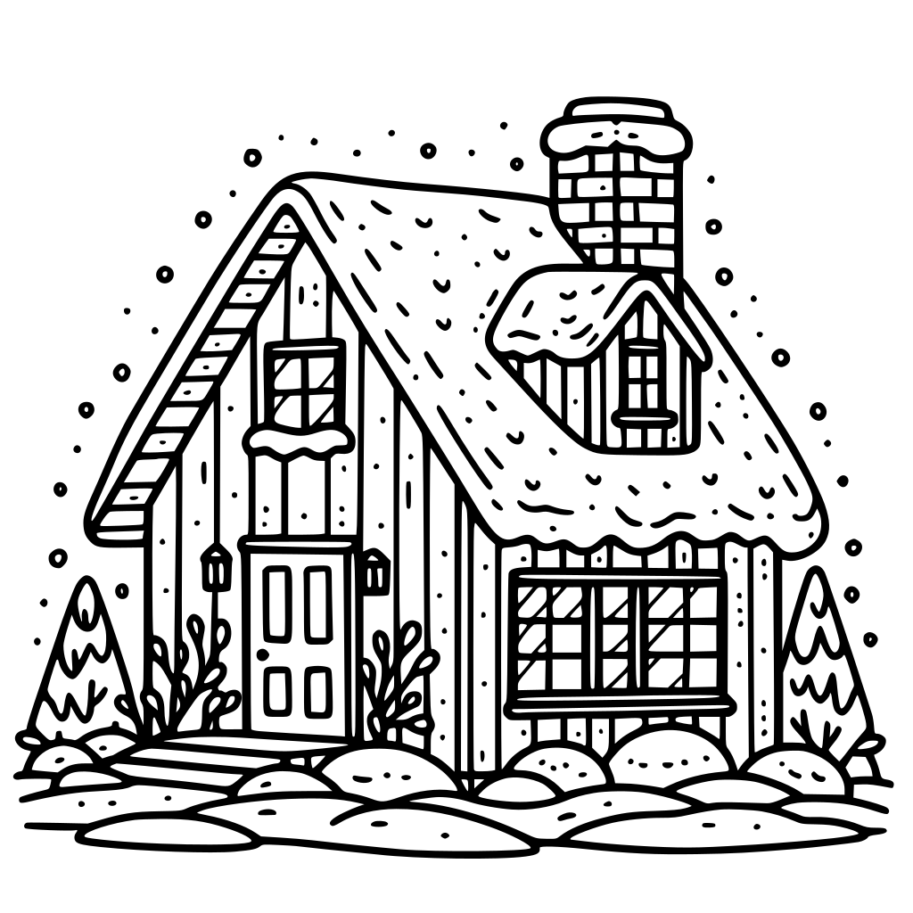 Coloriages Maisons à imprimer gratuit - MonColoriage.fr
