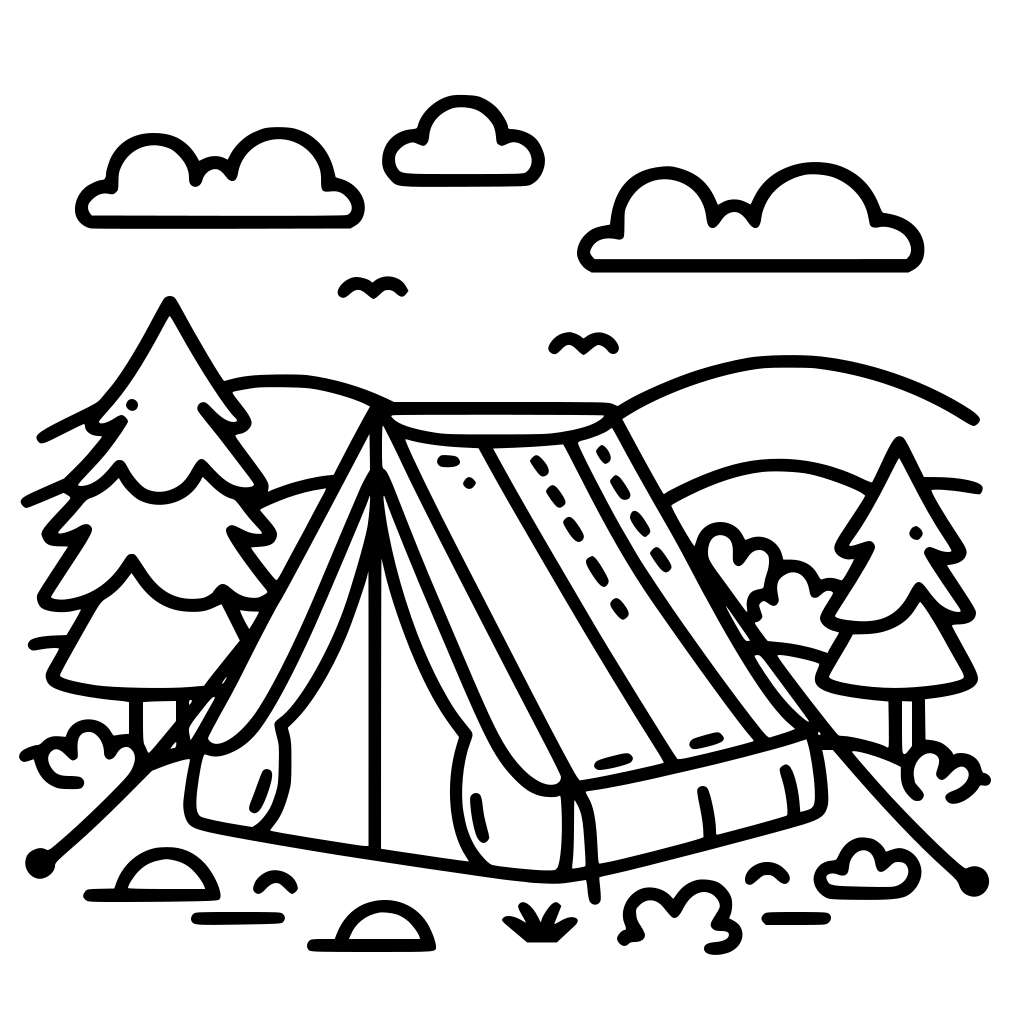 Coloriages Paysages à imprimer gratuit - MonColoriage.fr