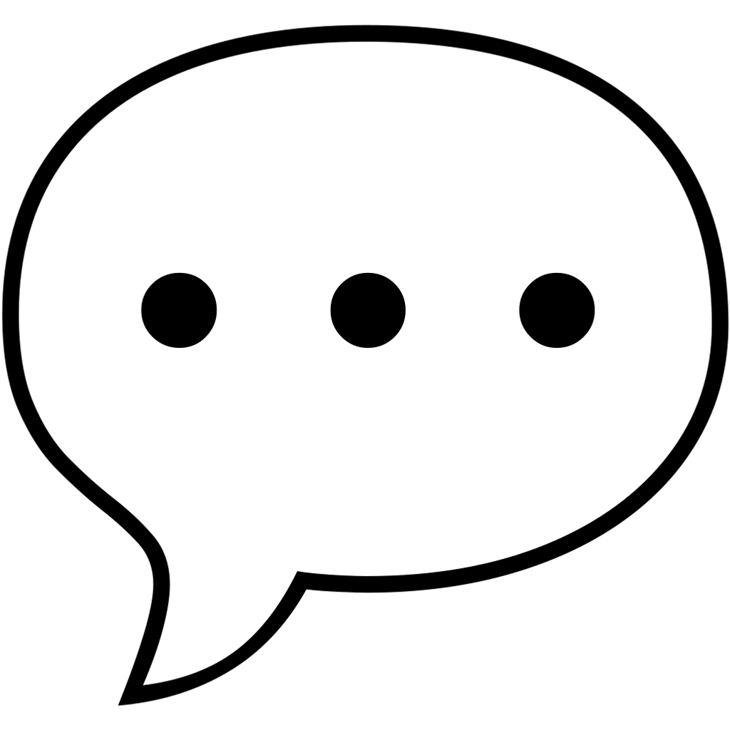 Coloriage Émoji bulle de dialogue à imprimer gratuit - MonColoriage.fr