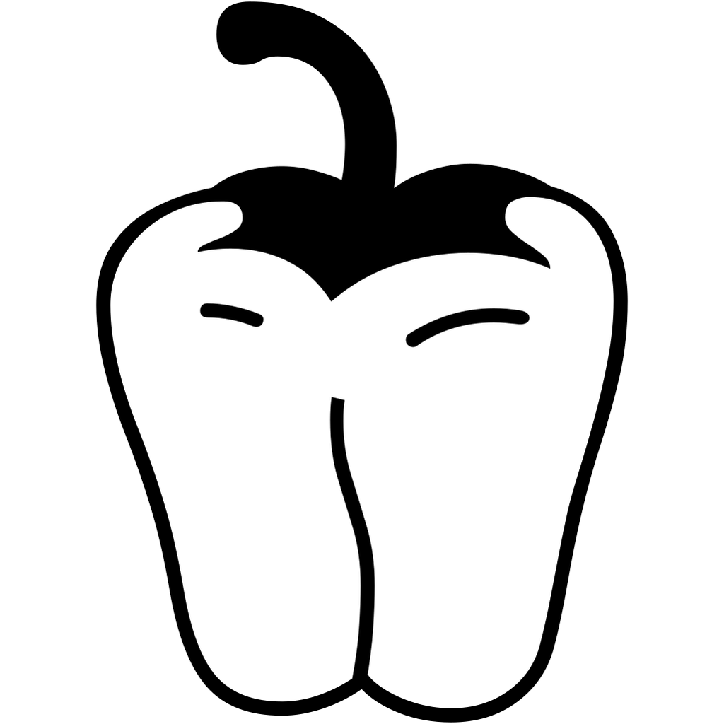 Coloriage Émoji poivron à imprimer gratuit - MonColoriage.fr