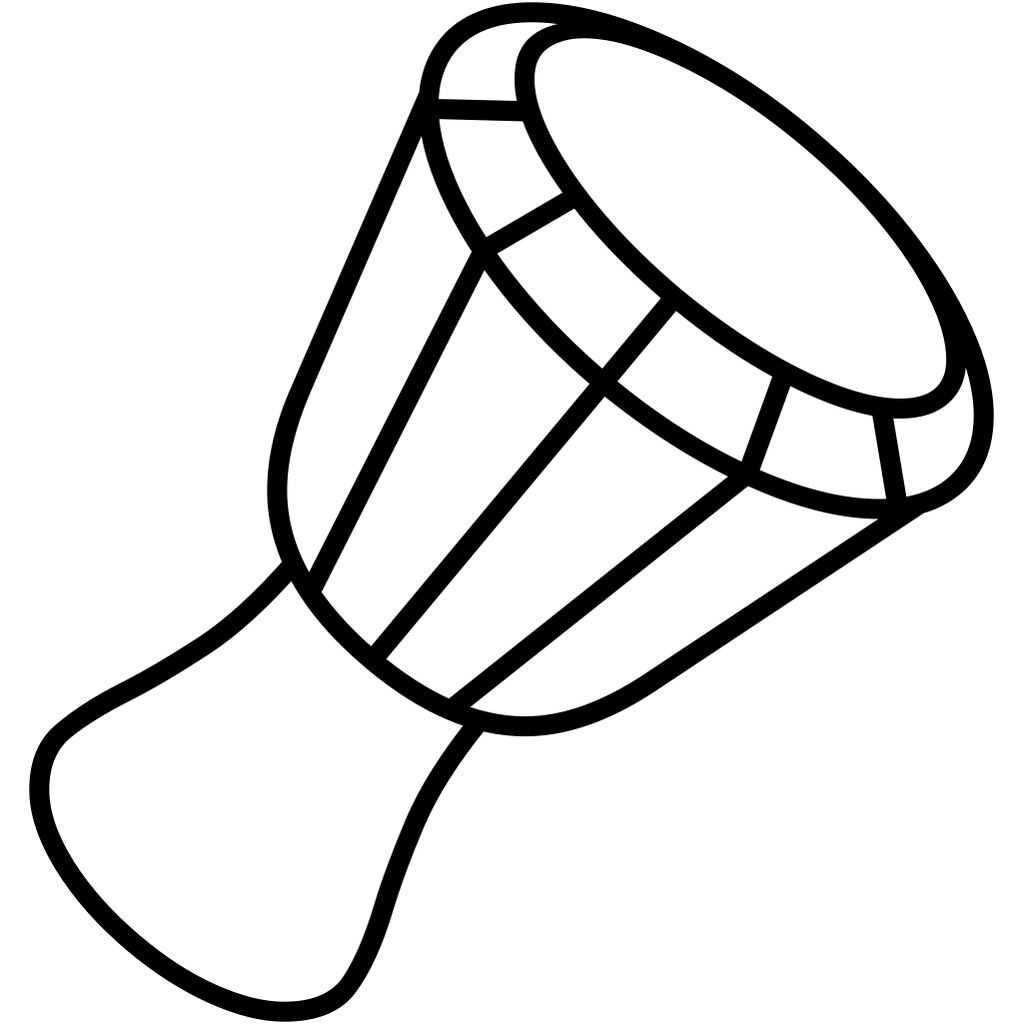 Coloriage Émoji Tam-tam à imprimer gratuit - MonColoriage.fr