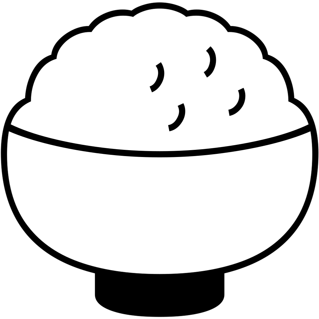 Coloriage Émoji riz cuit à imprimer gratuit - MonColoriage.fr