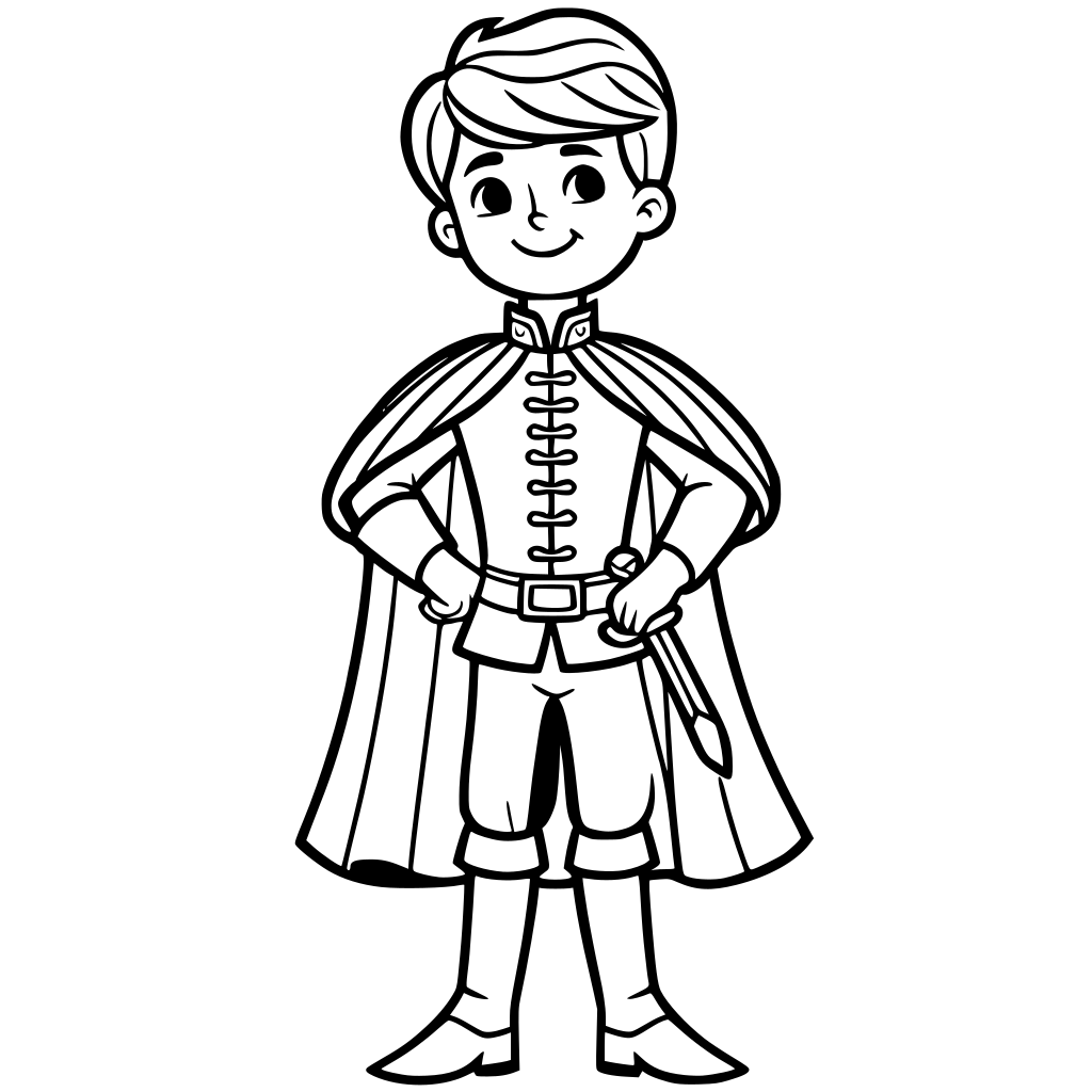 Coloriages Princes à imprimer gratuit - MonColoriage.fr