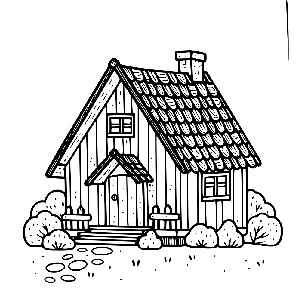 Coloriages Maisons à imprimer gratuit - MonColoriage.fr