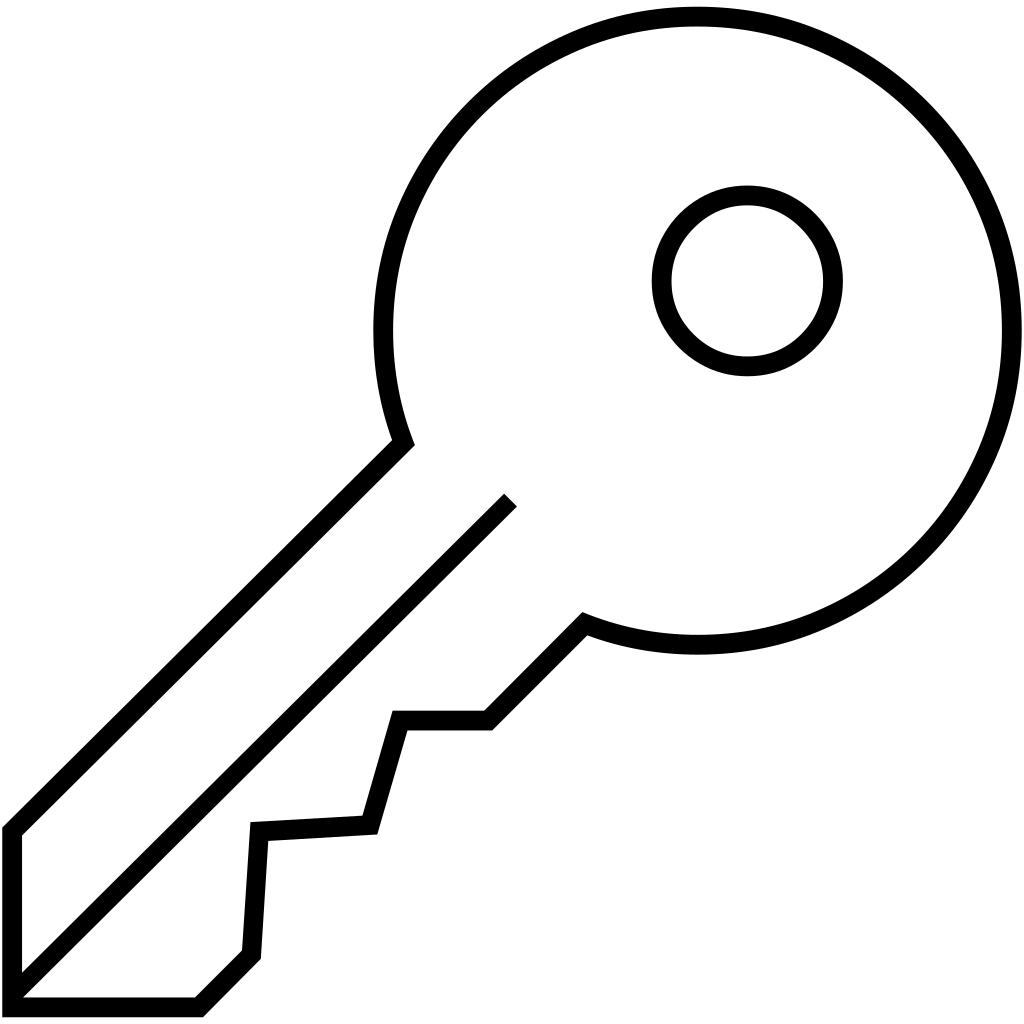 Coloriage Émoji clé à imprimer gratuit - MonColoriage.fr