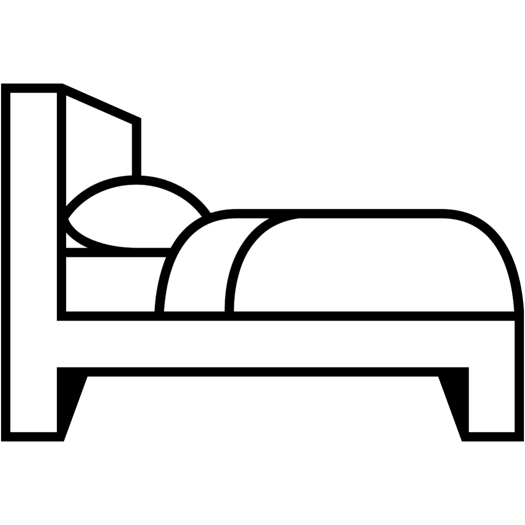 Coloriage Émoji Lit à imprimer gratuit - MonColoriage.fr