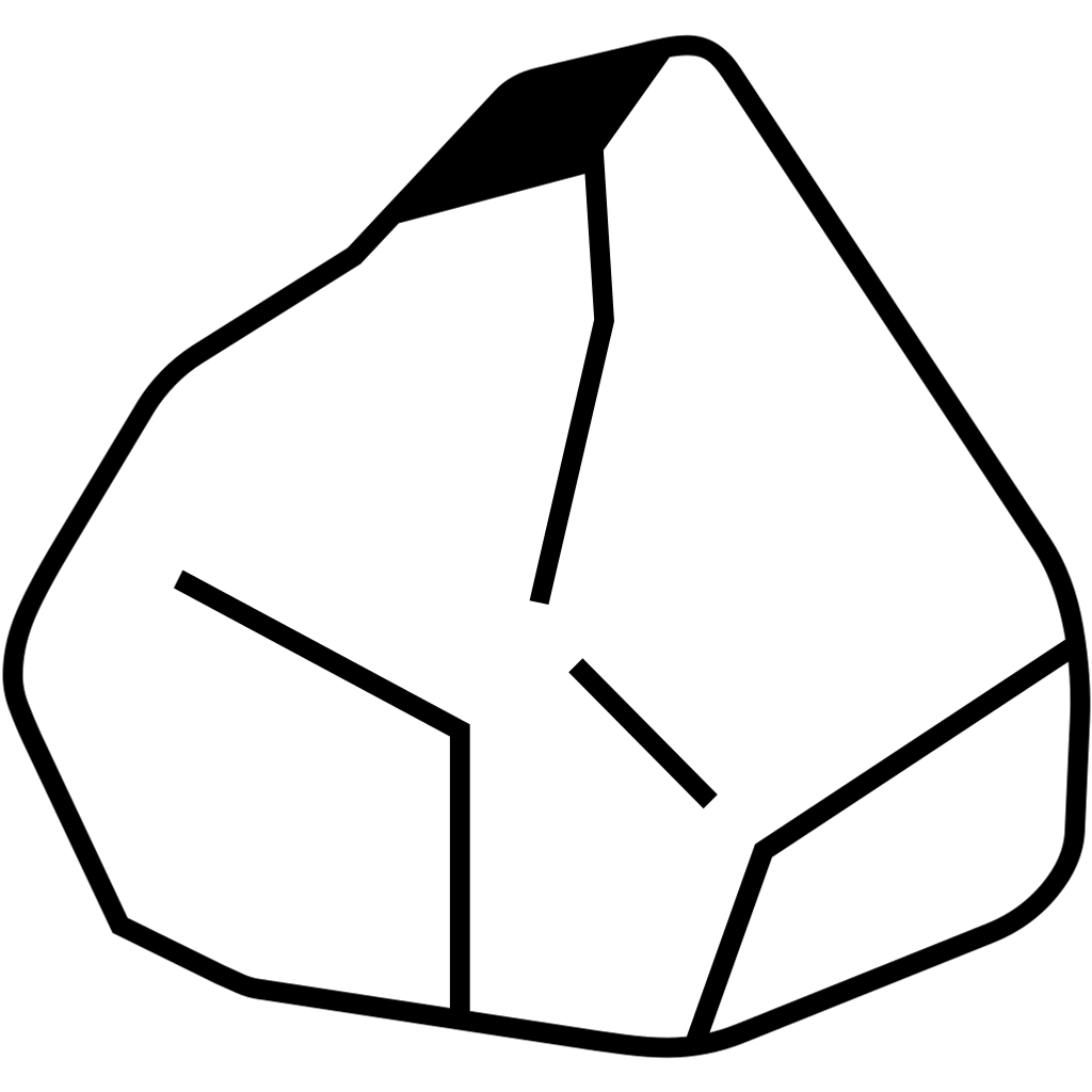 Coloriage Émoji Roche à imprimer gratuit - MonColoriage.fr