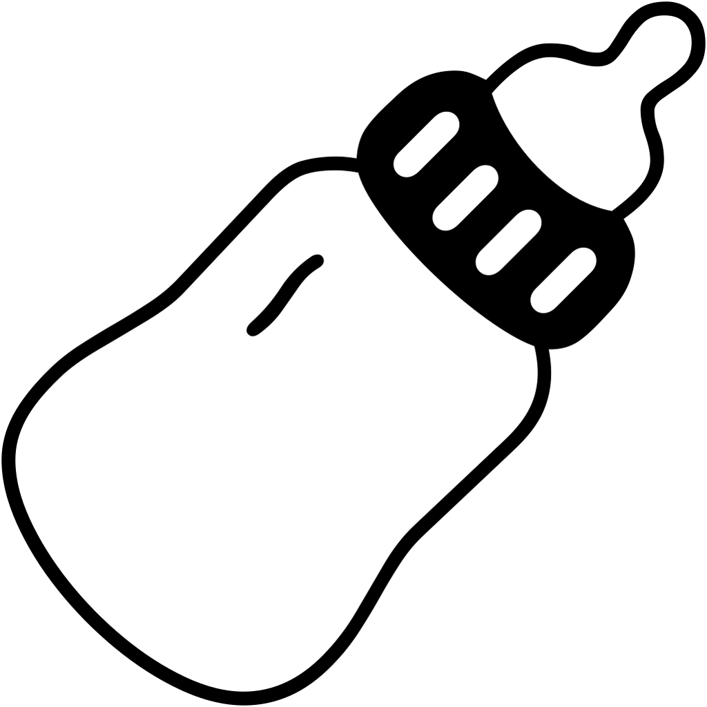 Coloriage Émoji Biberon à imprimer gratuit - MonColoriage.fr