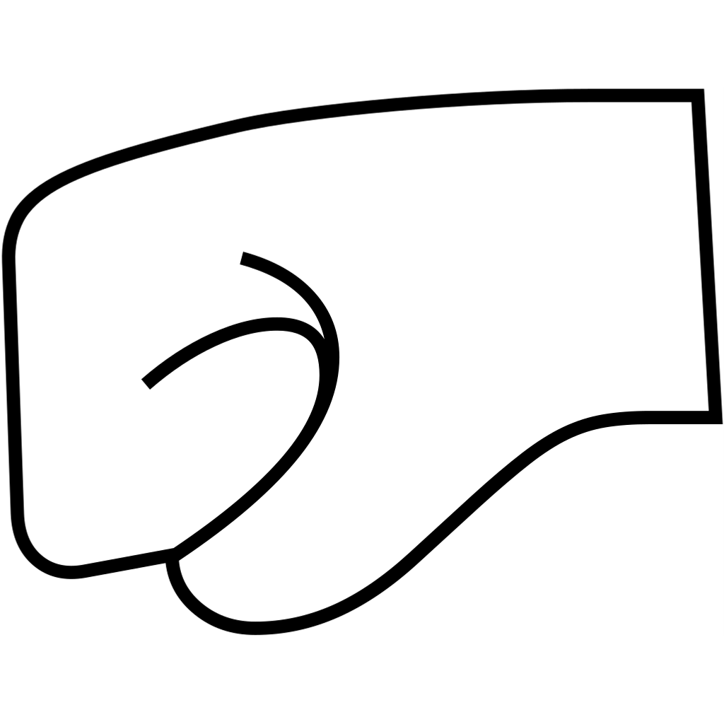 Coloriage Émoji poing vers la gauche à imprimer gratuit - MonColoriage.fr