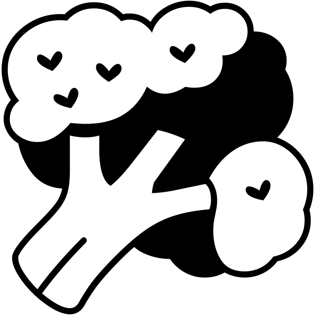 Coloriage Émoji brocoli à imprimer gratuit - MonColoriage.fr