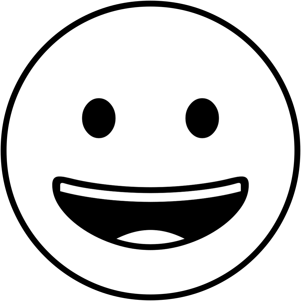 Coloriage Émoji Visage Souriant à imprimer gratuit - MonColoriage.fr