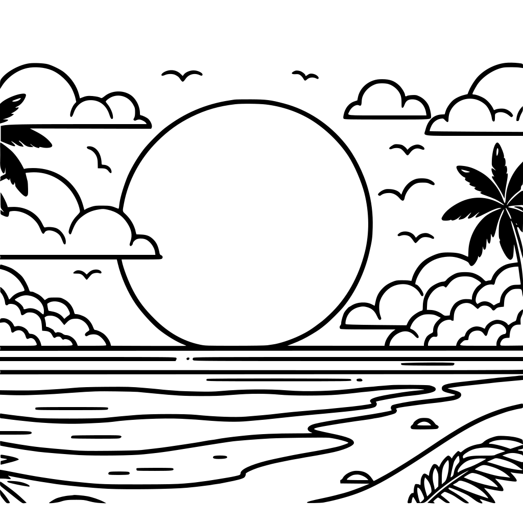 Coloriages Nature à imprimer gratuit - MonColoriage.fr