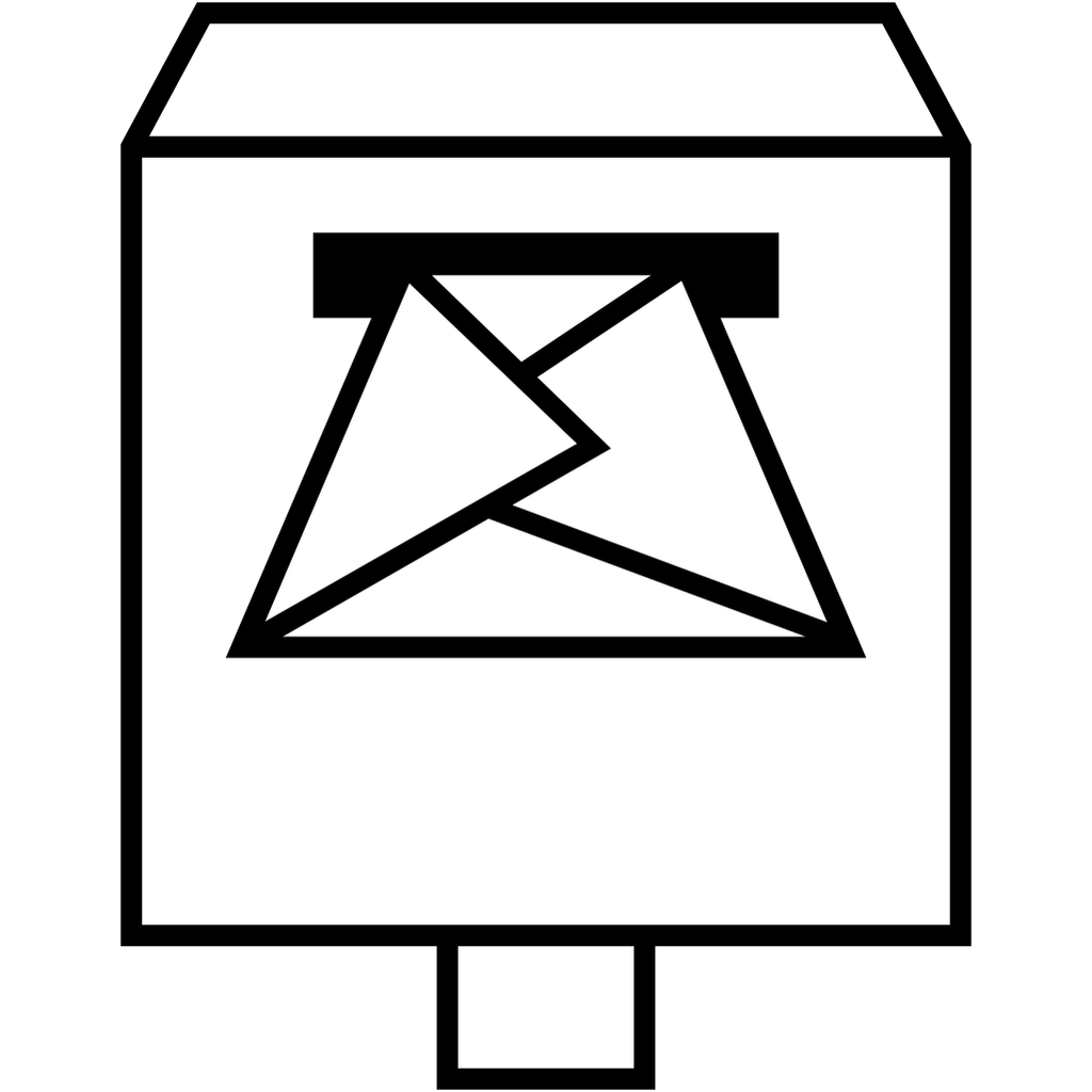 Coloriage Émoji boîte aux lettres à imprimer gratuit - MonColoriage.fr