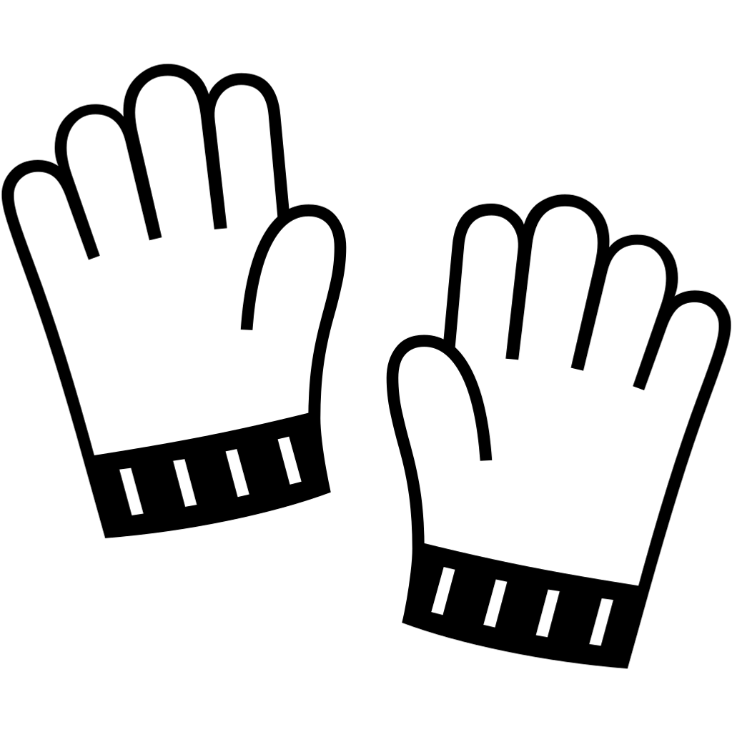 Coloriage Émoji Gants à imprimer gratuit - MonColoriage.fr