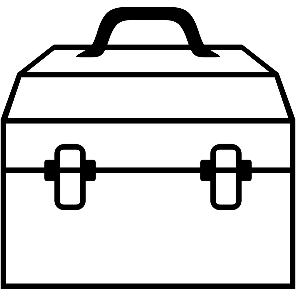 Coloriage Émoji Boîte à outils à imprimer gratuit - MonColoriage.fr